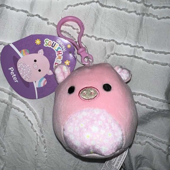Squishmallows | Toys | Peter The Pig Squishmallow Easter Clip | Poshmark